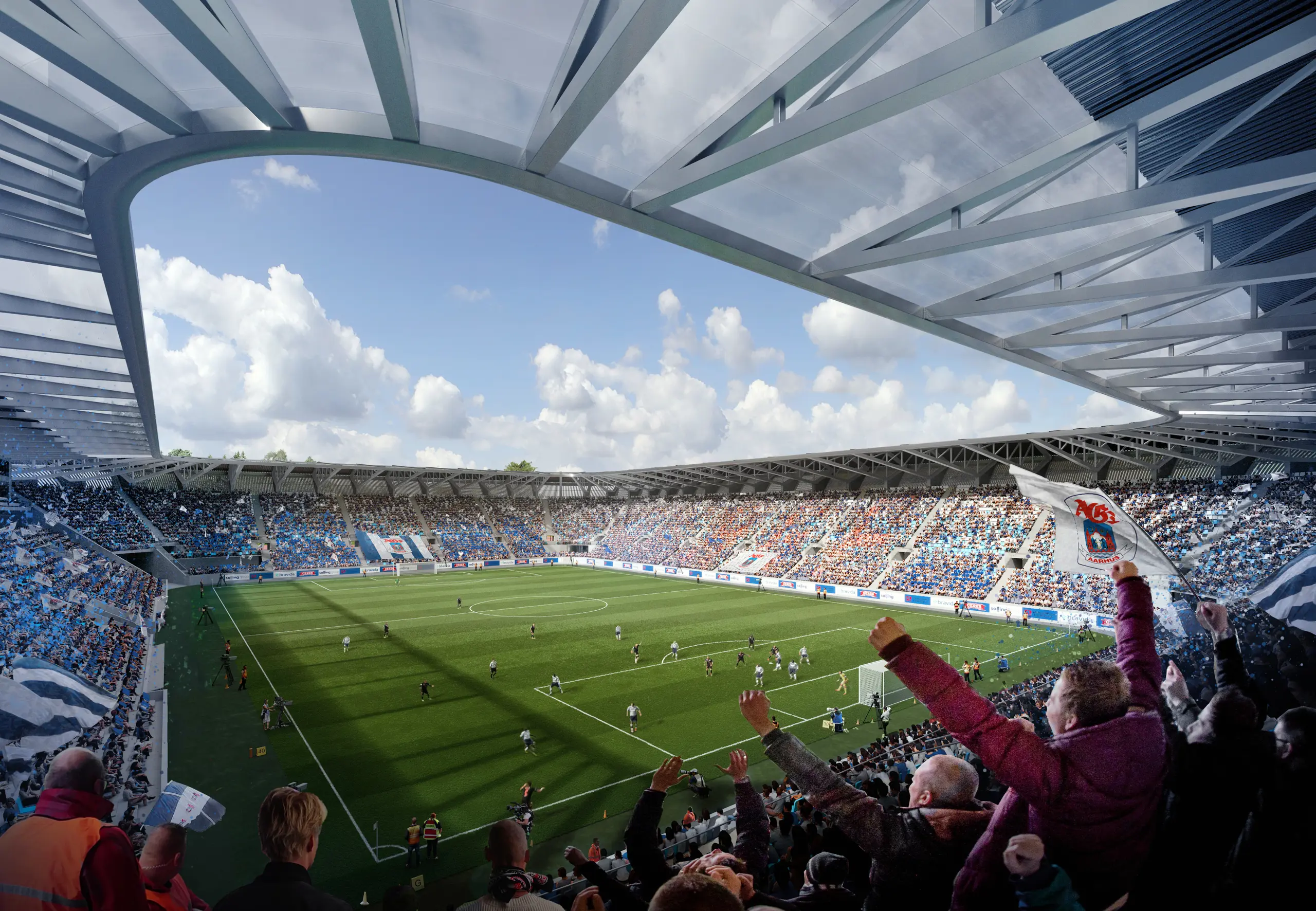 NYT FODBOLDSTADION PRÆSENTERET: EN GLÆDENS DAG